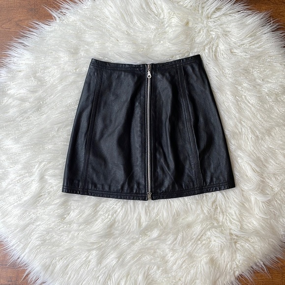 Maxima | Skirts | Vintage Leather Skirt | Poshmark